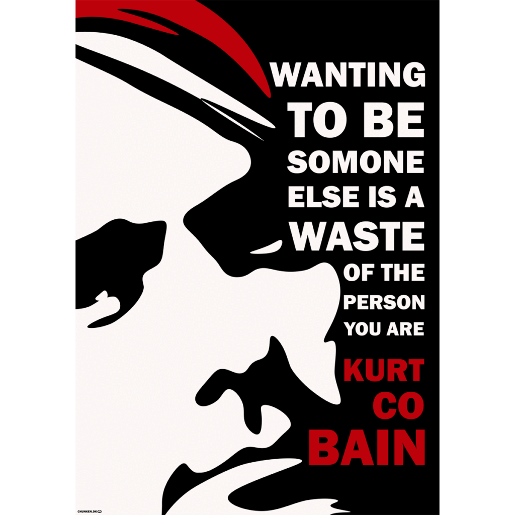SOMEONE ELSE KURT COBAIN PLAKAT FRA CHUNKEN.DK