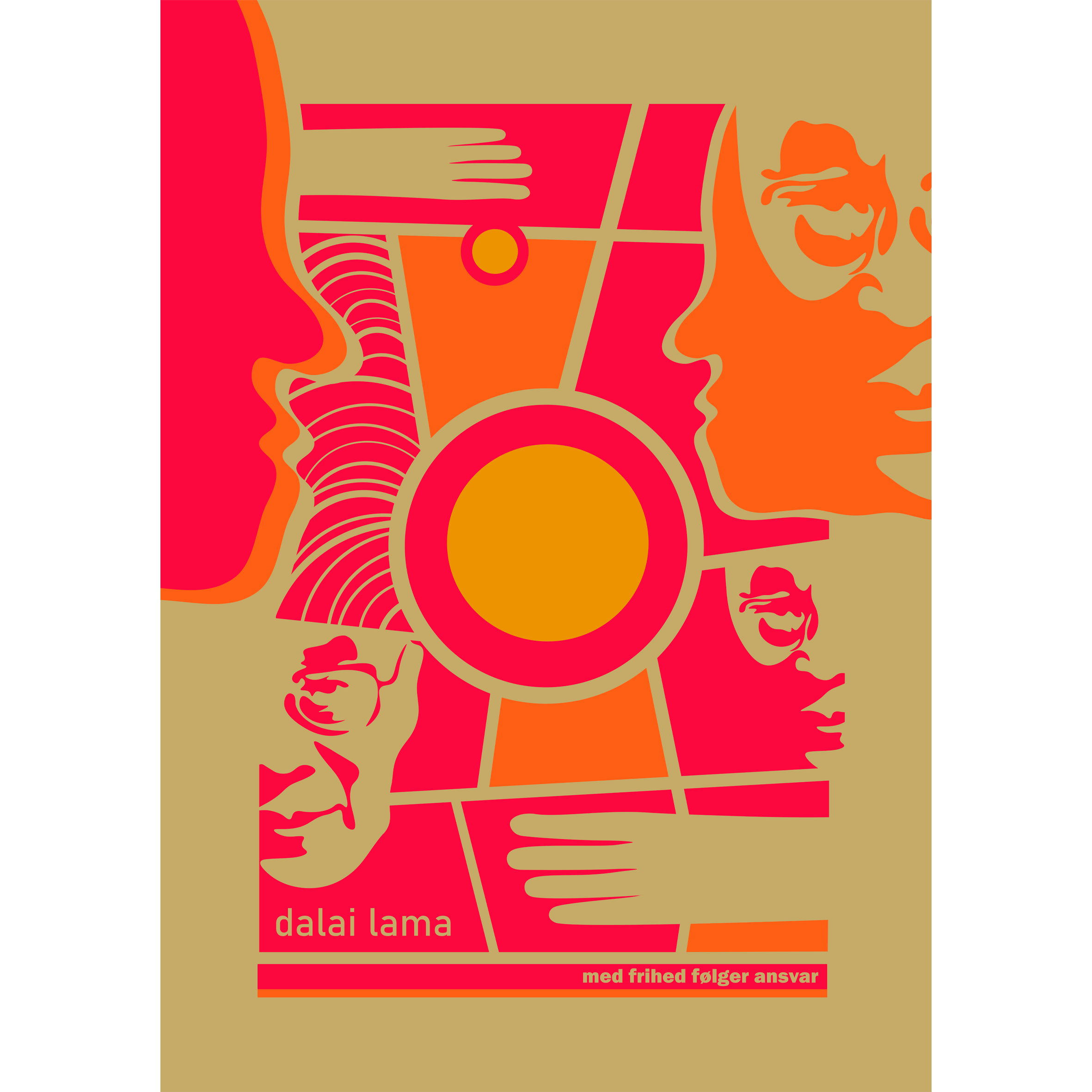 FRIHED - PLAKAT MED CITAT - DALAI LAMA